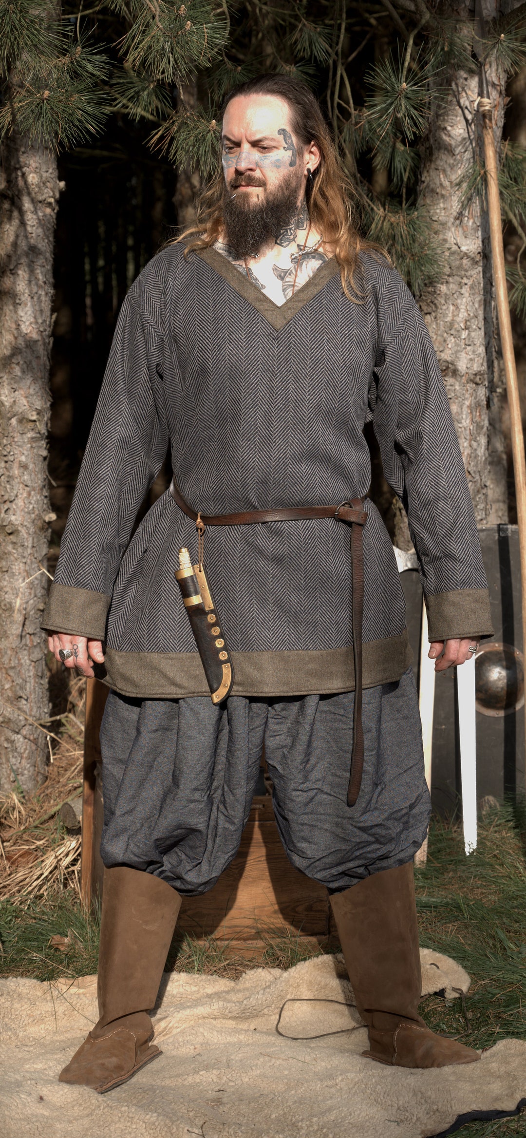 Viking Wool Tunic - Etsy