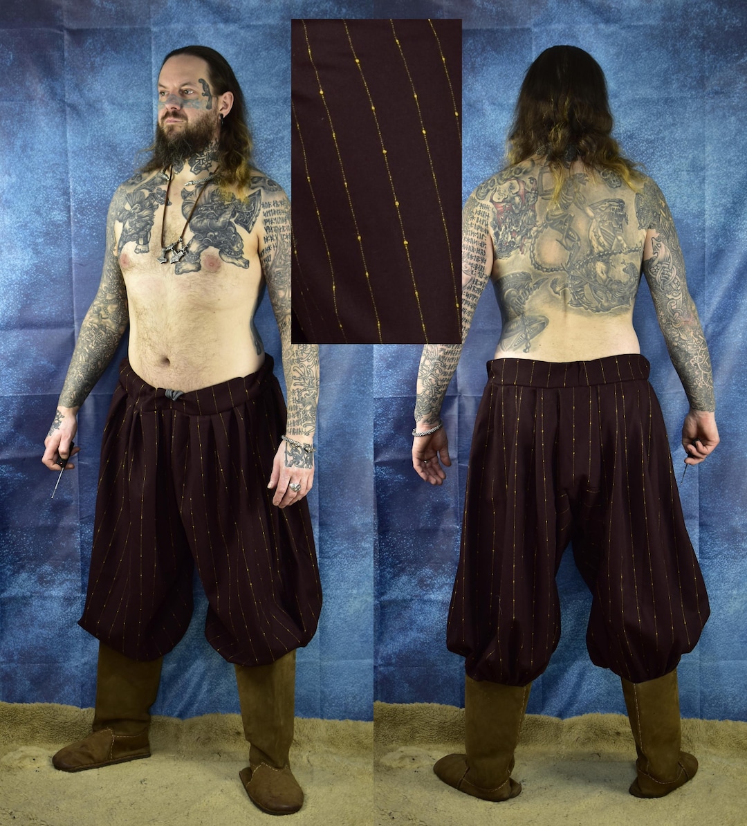 Woolen Viking Baggy Hedeby Pants - Etsy