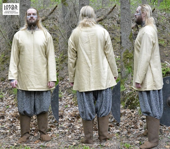 Viking Simple Linen Tunic - Etsy