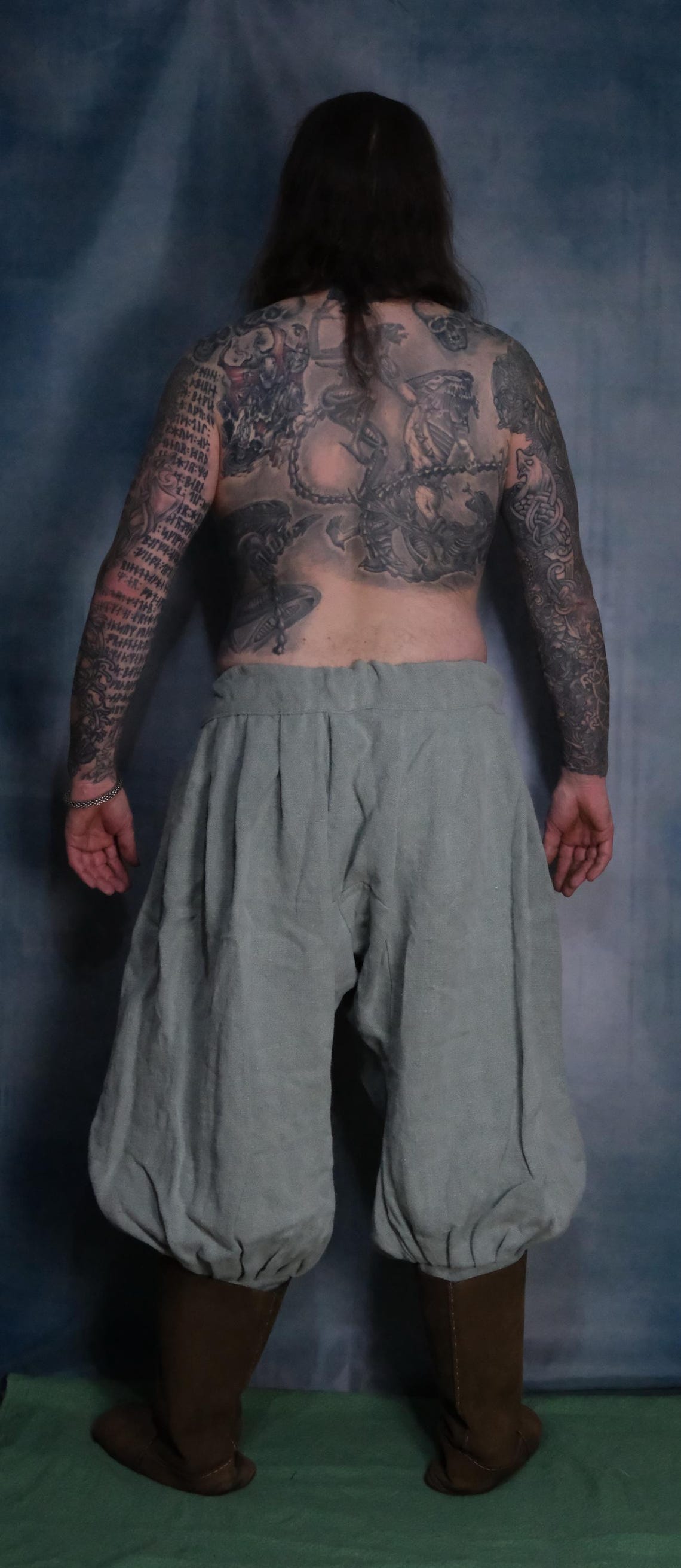 Linen Viking Trousers, Baggy Pants, Baggy Trousers, Viking Baggy Pants ...