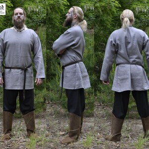 Viking Simple Linen Shirt - Etsy