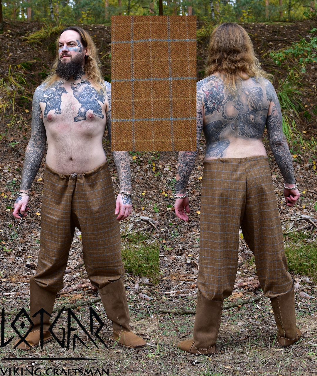Woolen Viking Trousers, Vikings Pants - Etsy