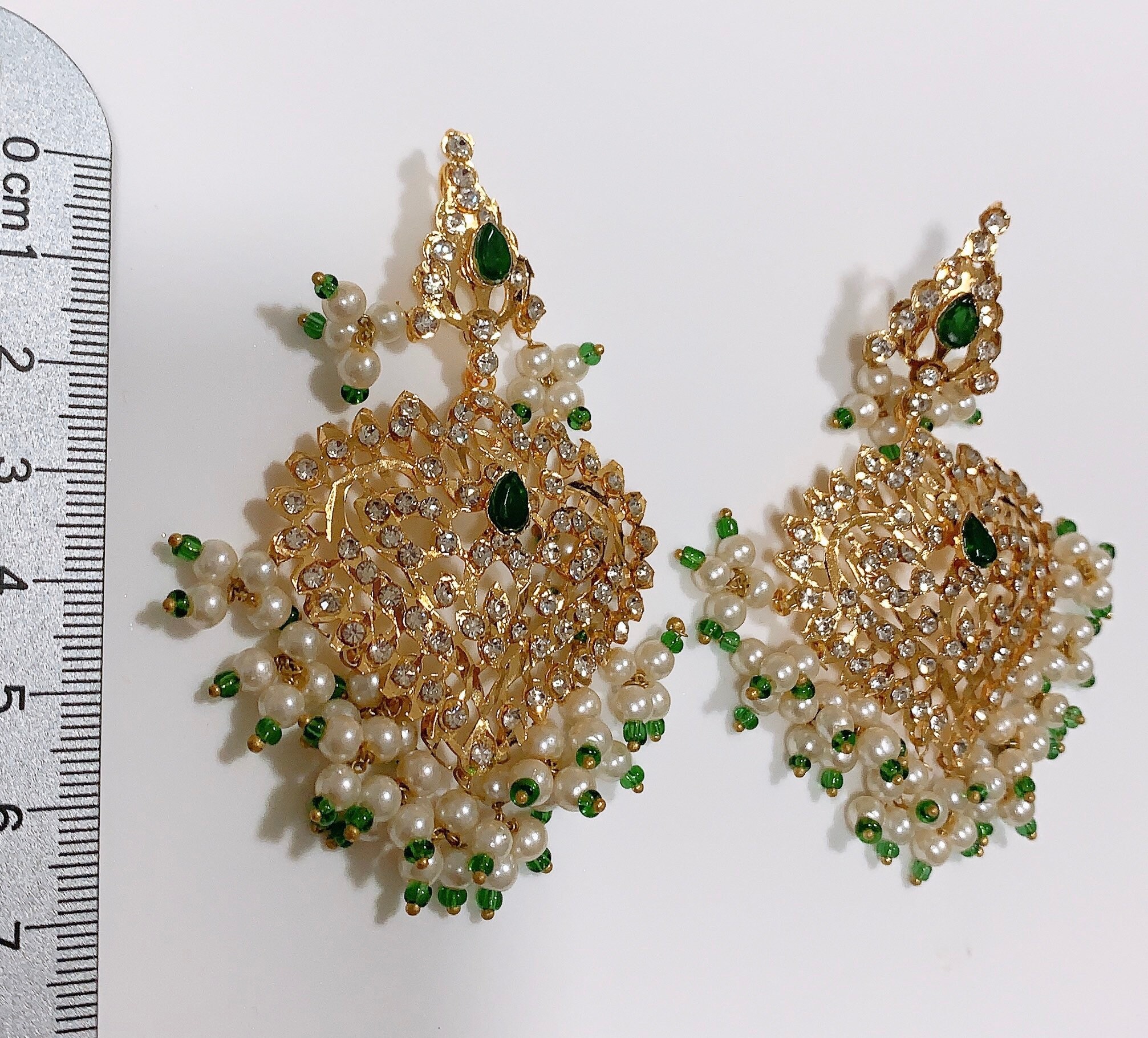 BEST SELLER Indian Nauratan Jhumkay Indian Zevar Jewelry - Etsy