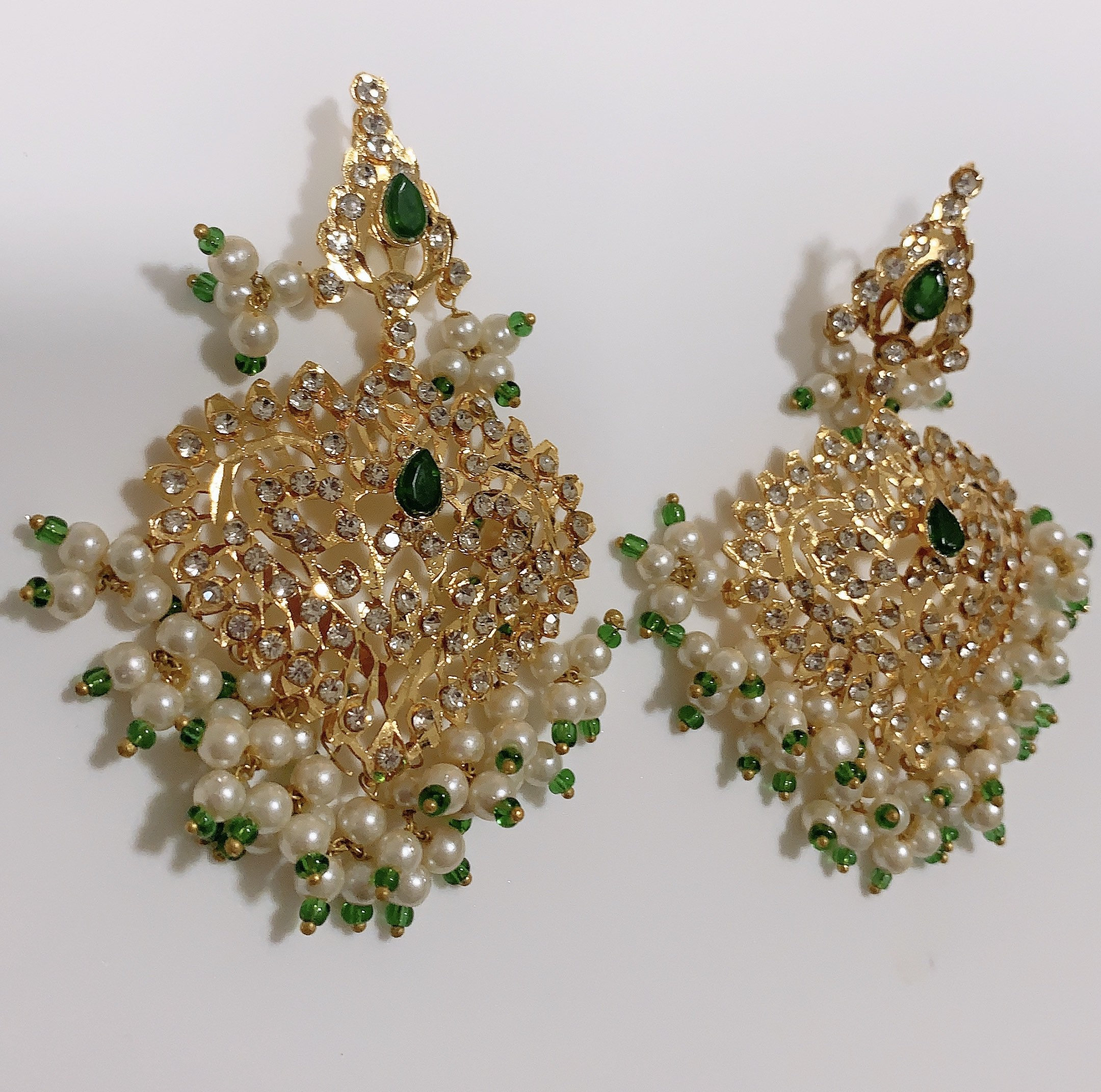BEST SELLER Indian Nauratan Jhumkay Indian Zevar Jewelry - Etsy