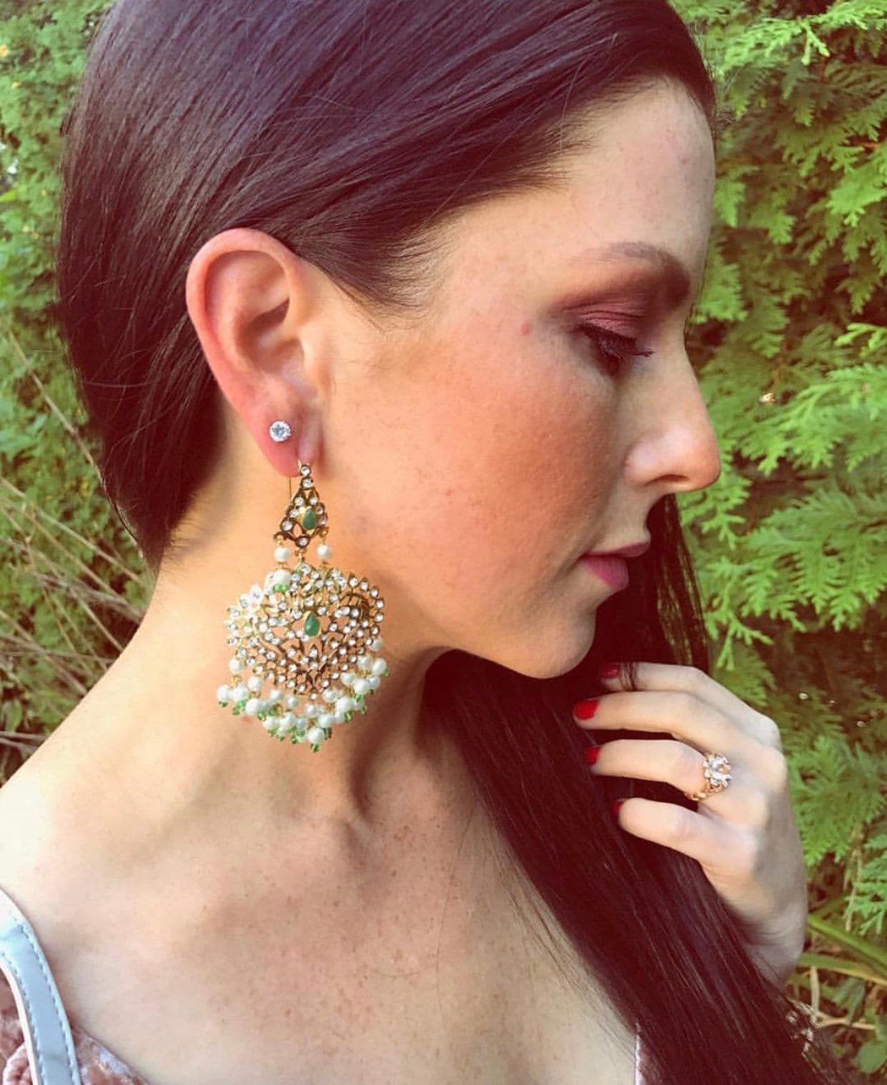 BEST SELLER Indian Nauratan Jhumkay Indian Zevar Jewelry - Etsy