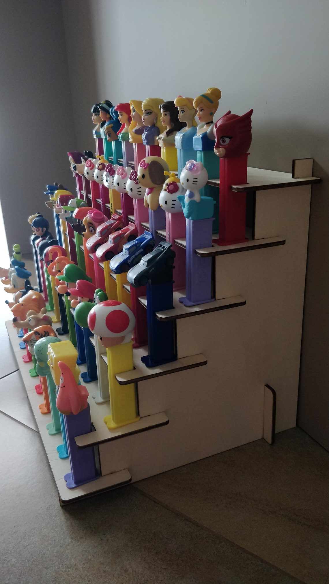 18 Inch Wooden Pez Stand / Pez Dispenser Organizer Display - Etsy