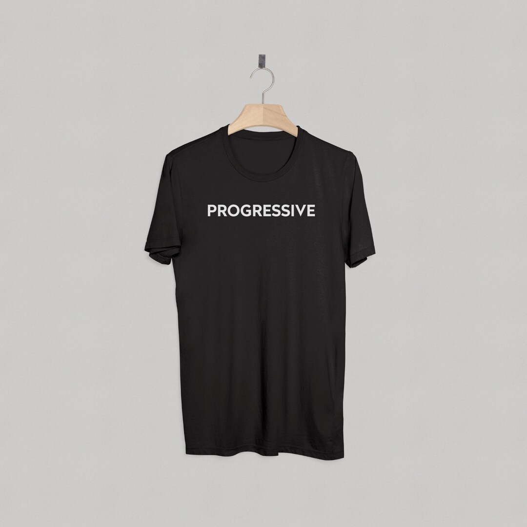 Progressive Premium Black T-shirt | Elizabeth Warren - Etsy
