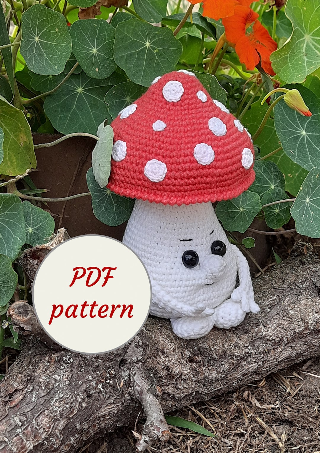 PDF PATTERN Crochet Mushroom Man is a Downloadable Pattern - Etsy