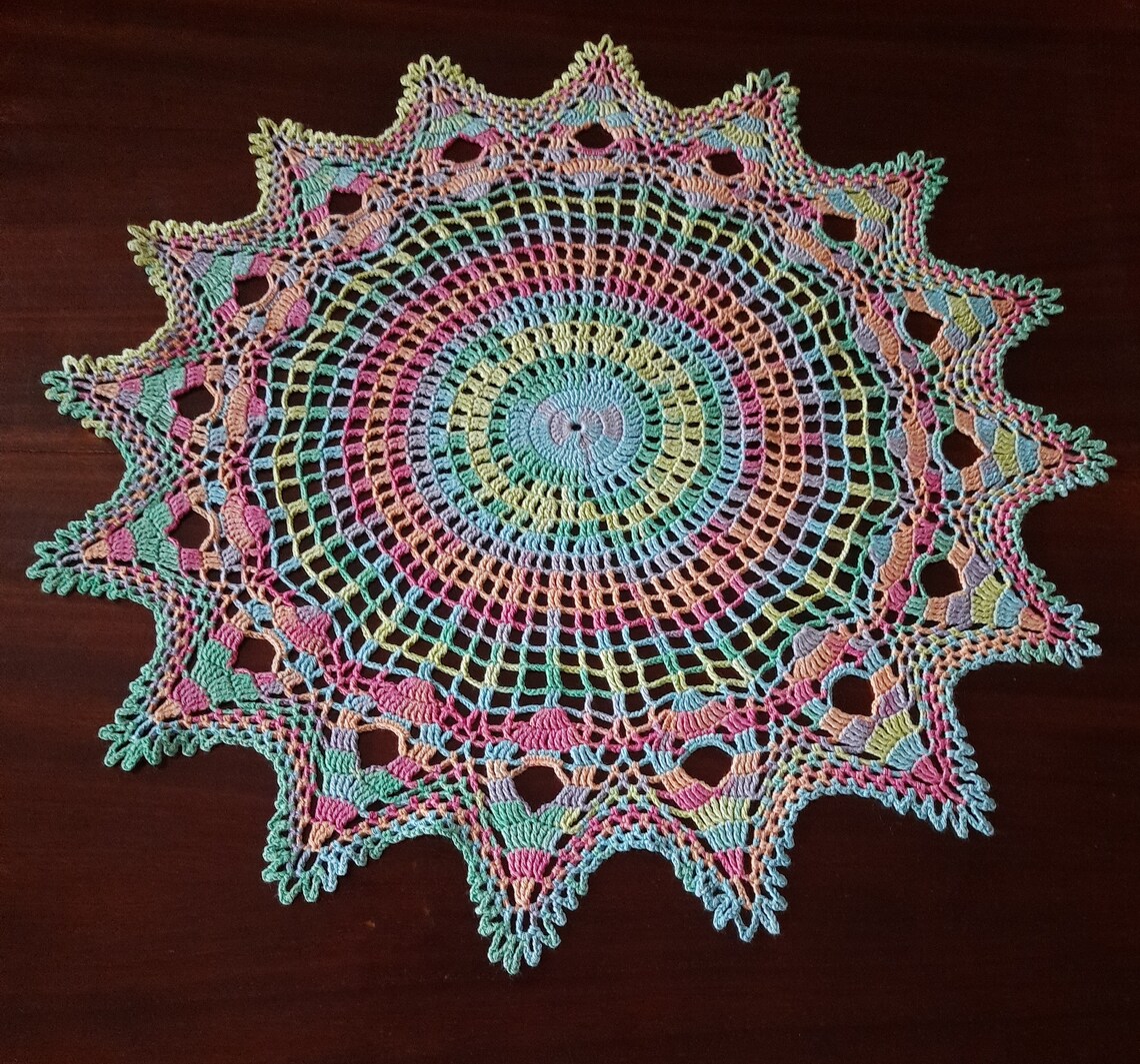 PDF PATTERN, Round Lace Doily Pattern - Etsy