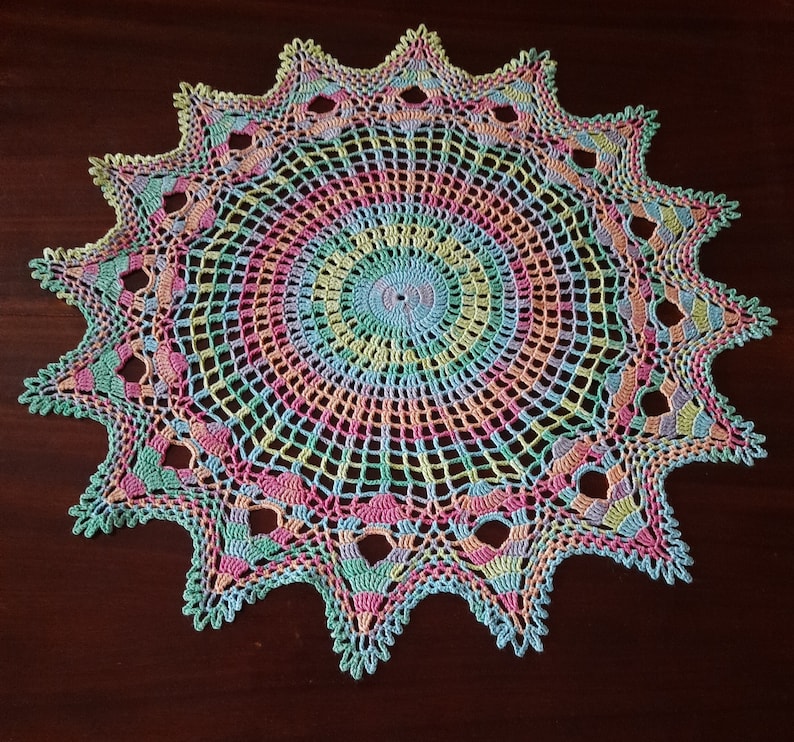 PDF PATTERN, Round Lace Doily Pattern - Etsy