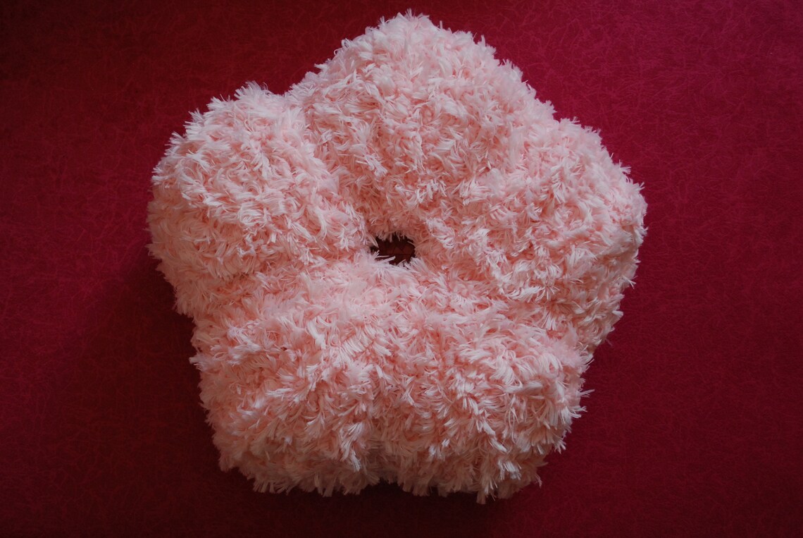 Light Pink Fluffy Pillow, Home Decor - Etsy