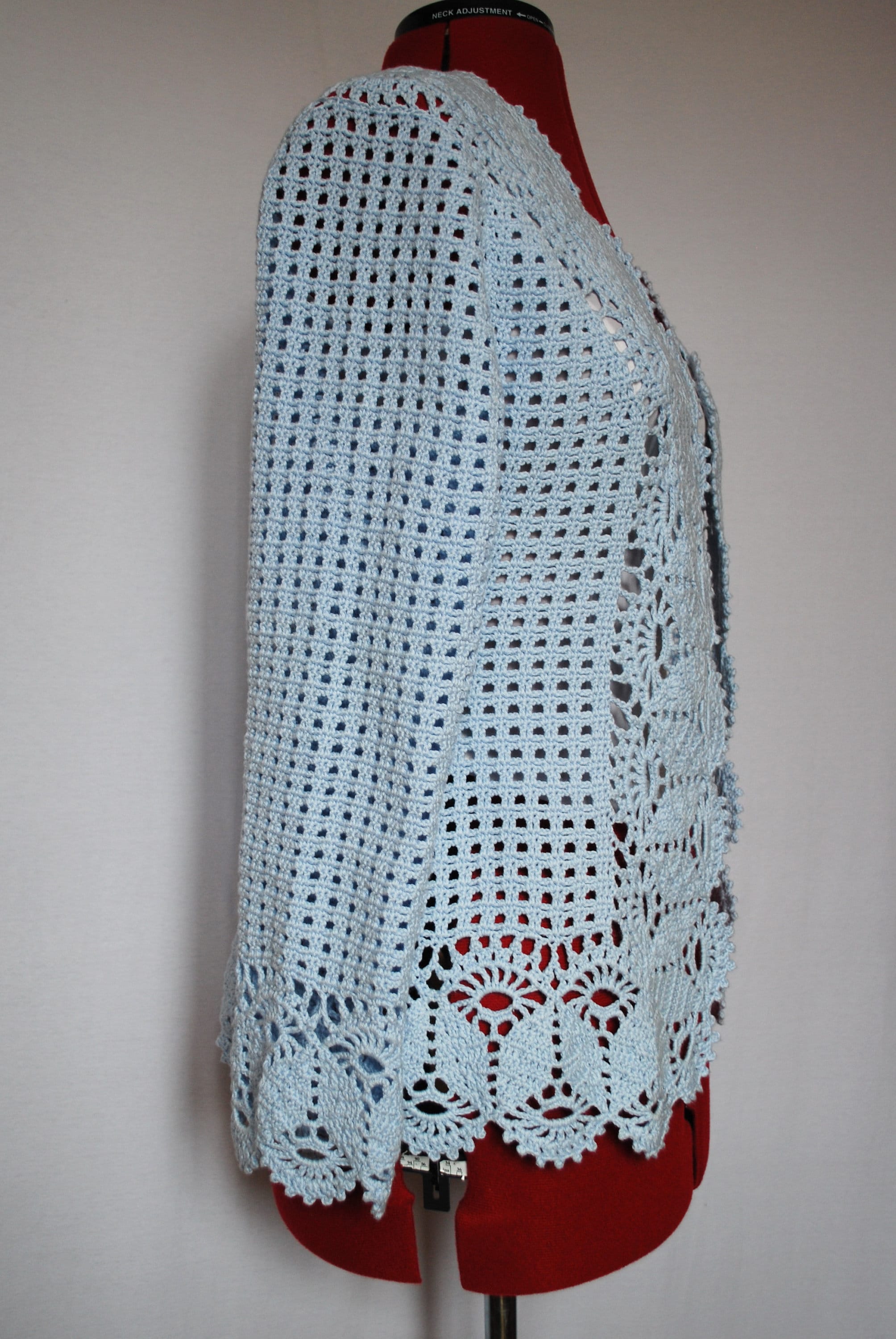 Crochet Women Summer Artic Blue Lace Jacket Lace Summer - Etsy