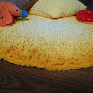 Circle Yellow Fluffy Rug Warm Soft Rug Gift for Kids - Etsy