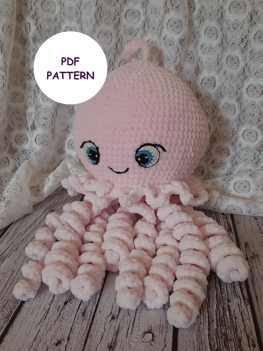 Jellyfish Crochet Pattern: Amigurumi Toy (PDF Pattern) - Etsy