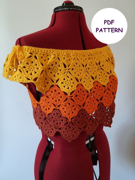 PDF PATTERN Crochet Lace Blouse Top Pattern - Etsy