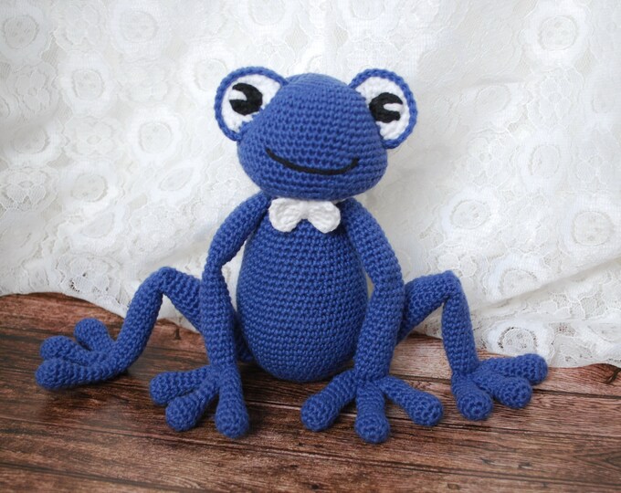 Crochet Frog Toy, Stuffed Amigurumi Toy, Gift for Kids - Etsy