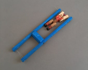 Wooden Acrobat Toy | Etsy