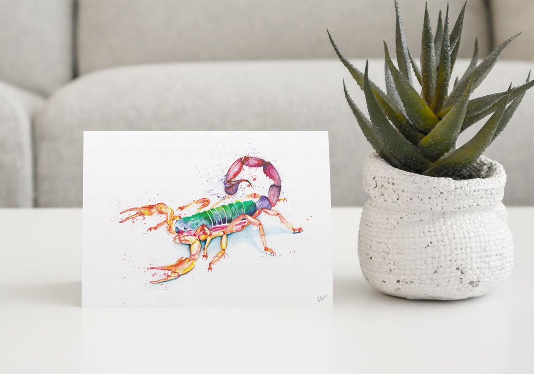 Scorpion (A5 Greeting Card) - Etsy