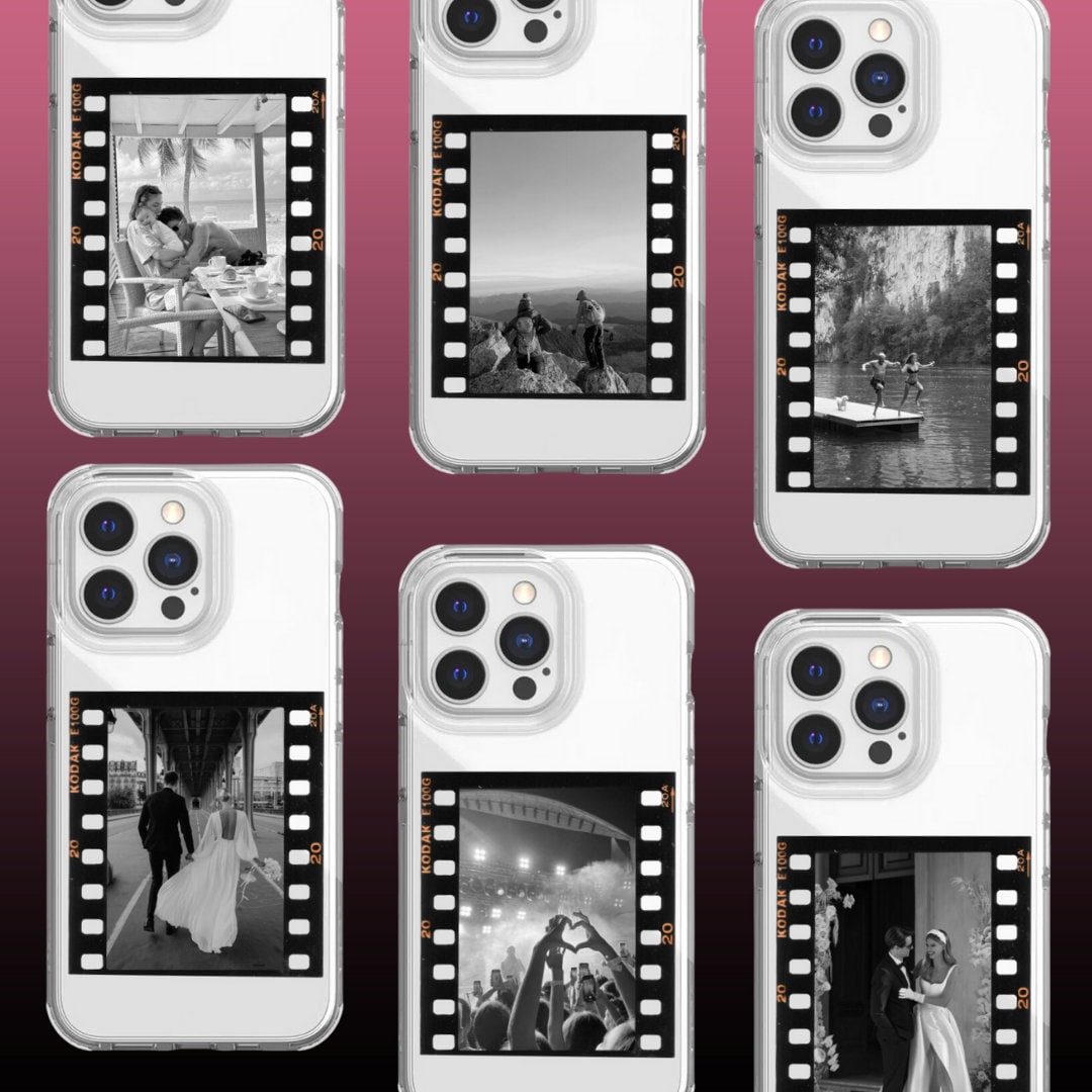 Custom Vintage Film Frame Photo Upload Personalised Mobile Phone Case ...