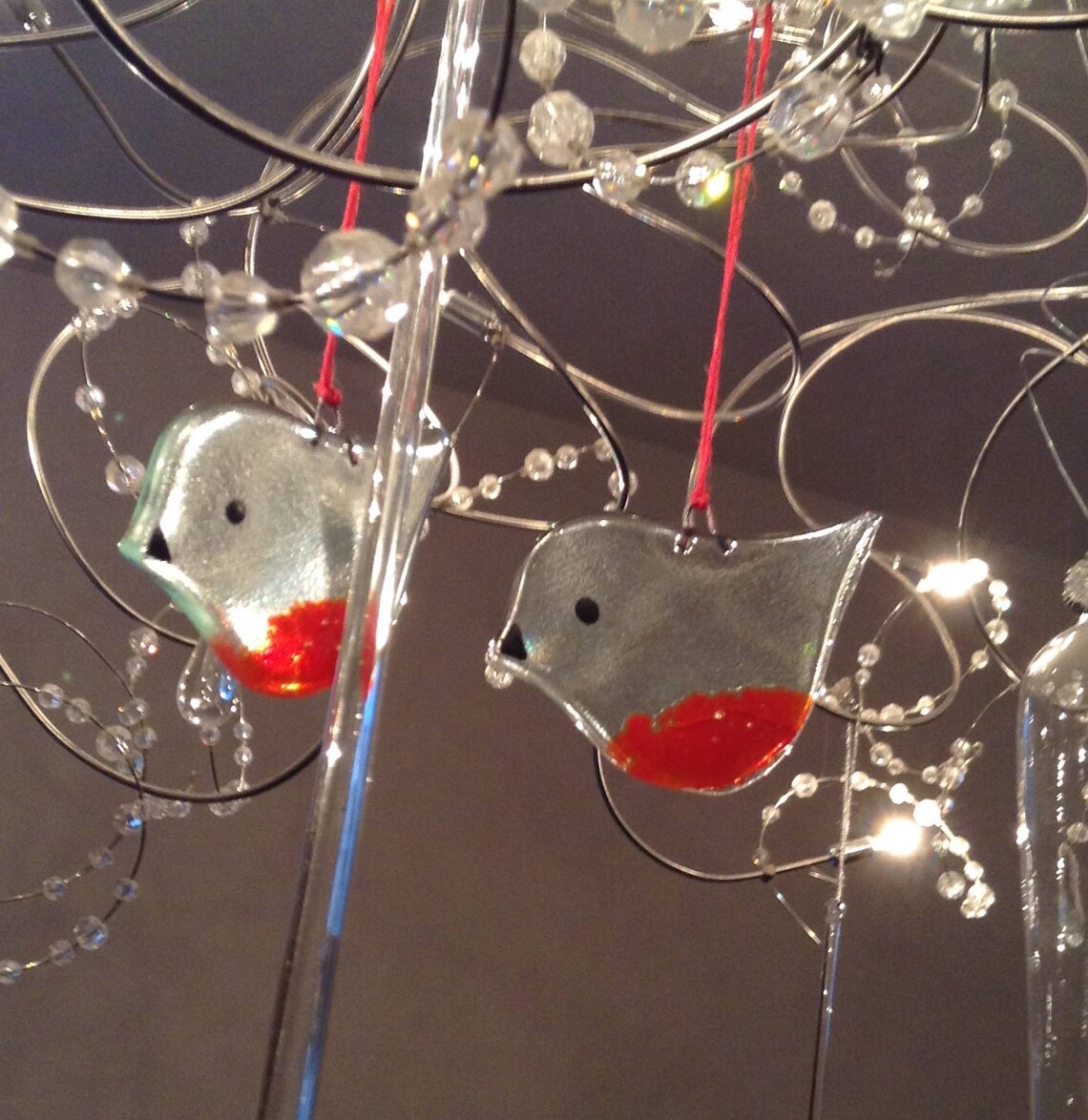 Glass Robin Made With Love From Recycled Glass for Nature - Etsy