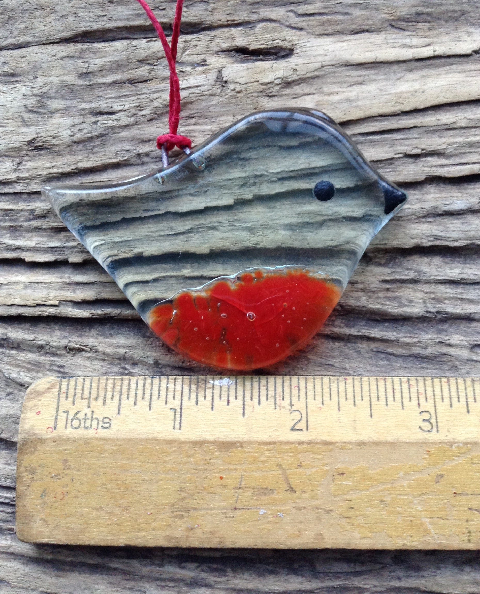 Glass Robin Made With Love From Recycled Glass for Nature - Etsy