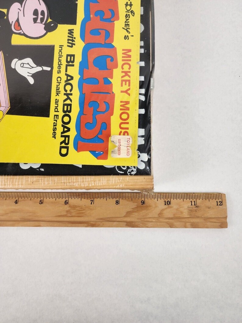 Walt Disney's Mickey Mouse Peg Chest With Blackboard Includes Chalk and ...