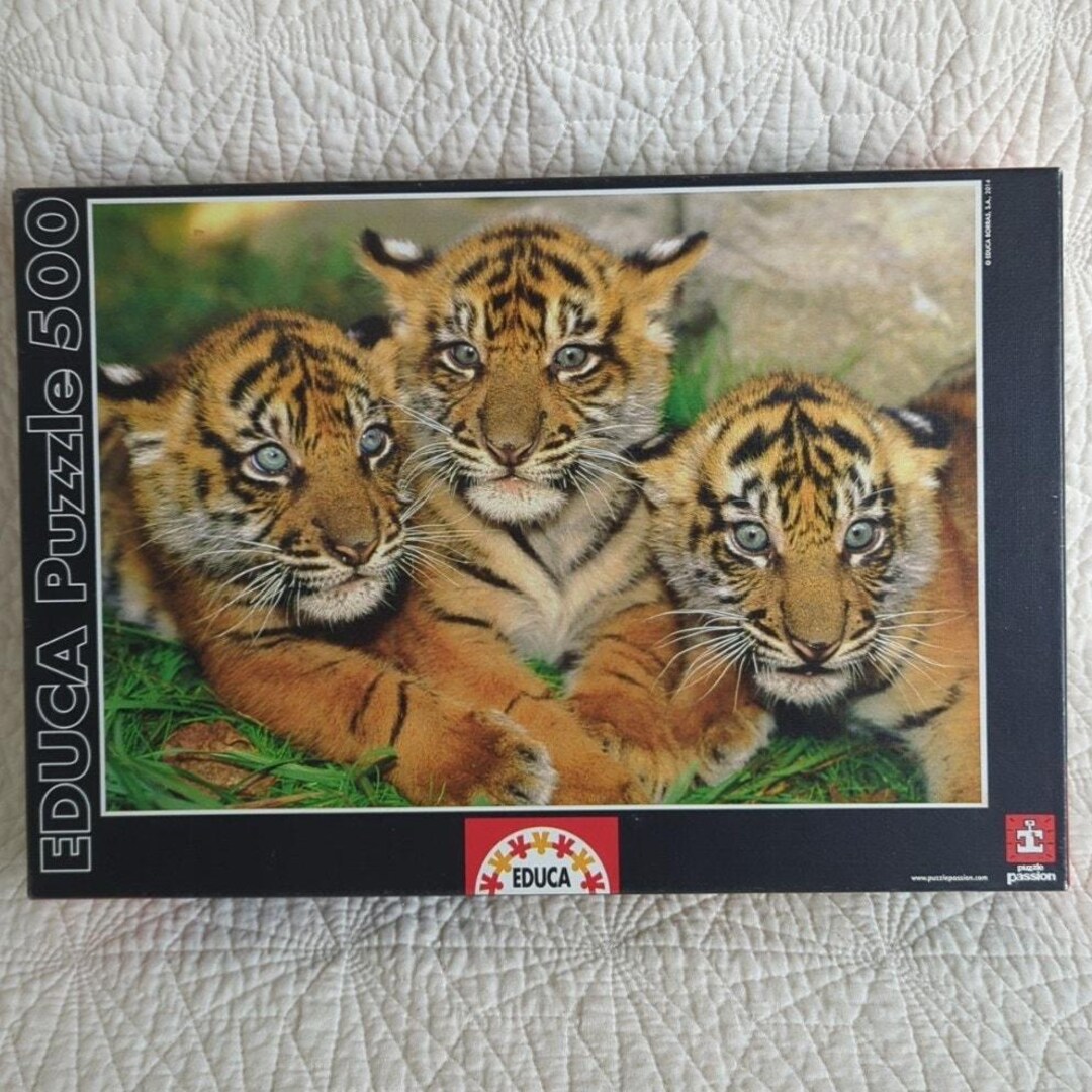 Educa Tiger Cubs Jigsaw Puzzle 500 PC #15965 UEC Sealed Ages 11+ - Etsy