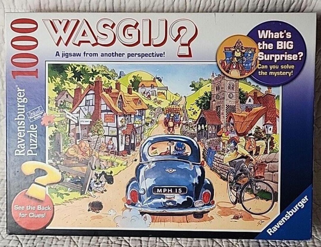 Ravensburger Sunday Drive 1000 Piece Jigsaw Puzzle Mystery Wasgij ...