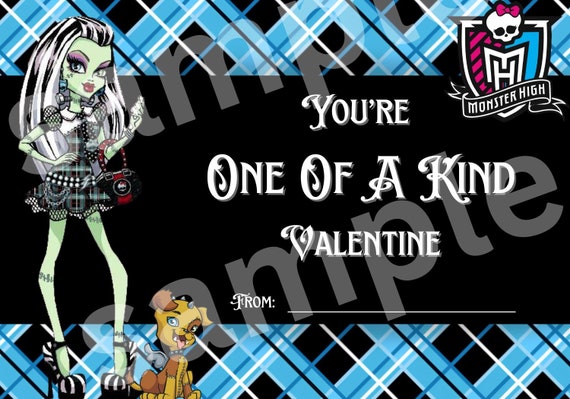 Monster High Printable Cards