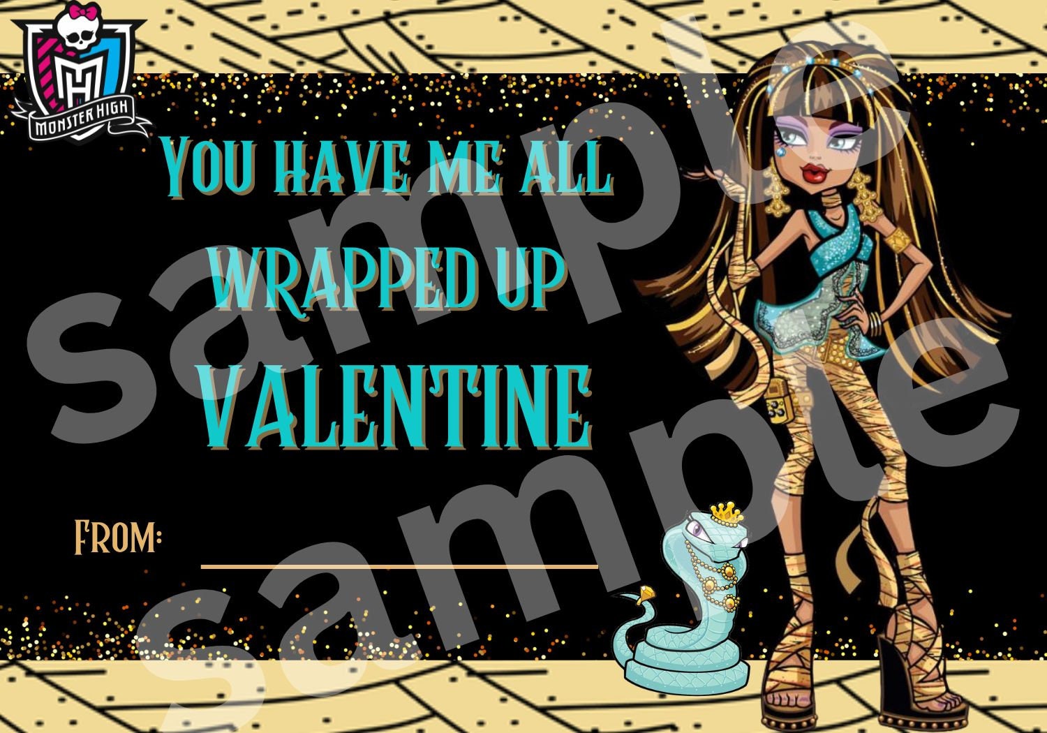 Monster High Printable Cards