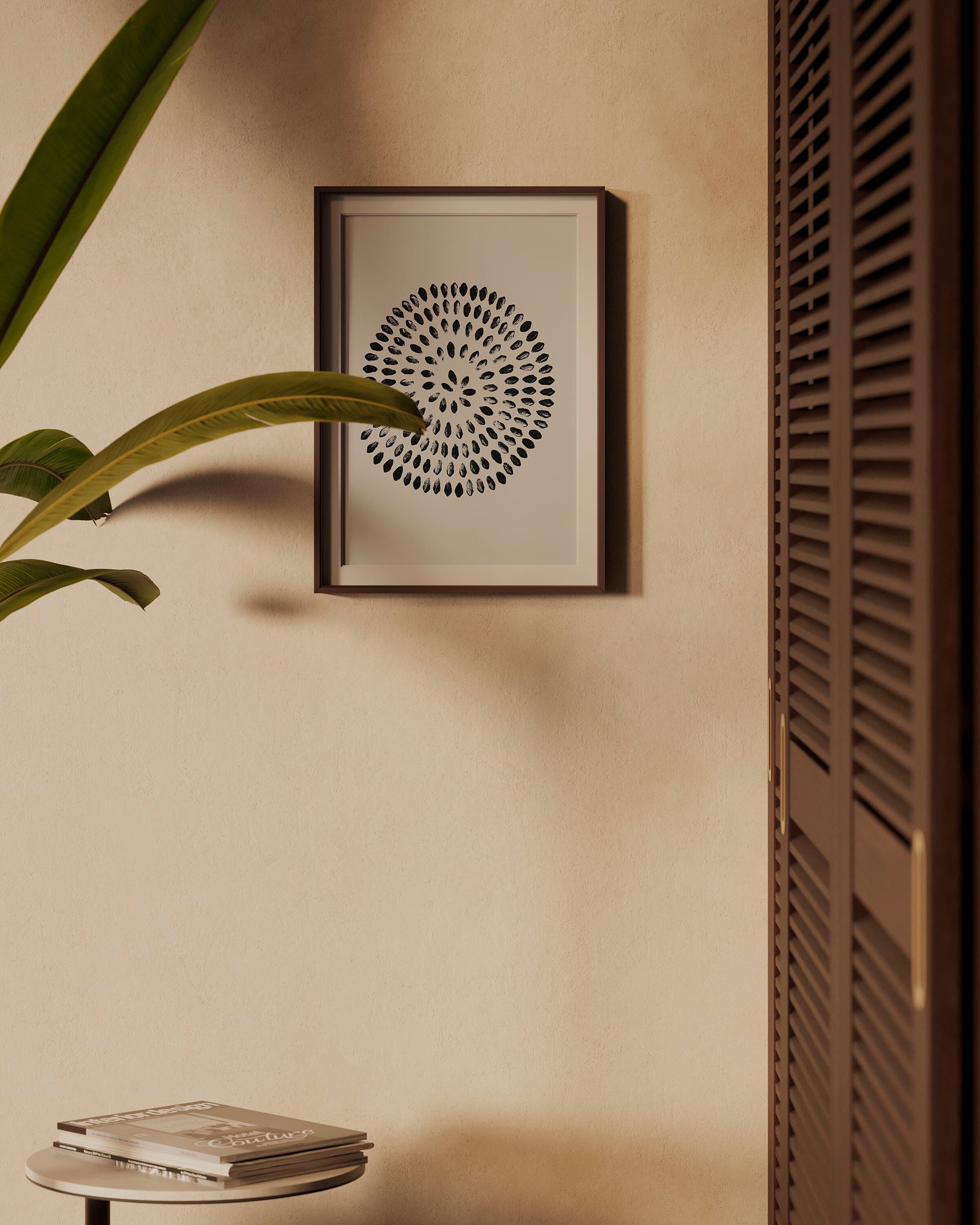 Black Beige Japandi Wall Art Set of 2 Japandi Poster Square Hygge Print Yoga Poster Beige Wabi ...