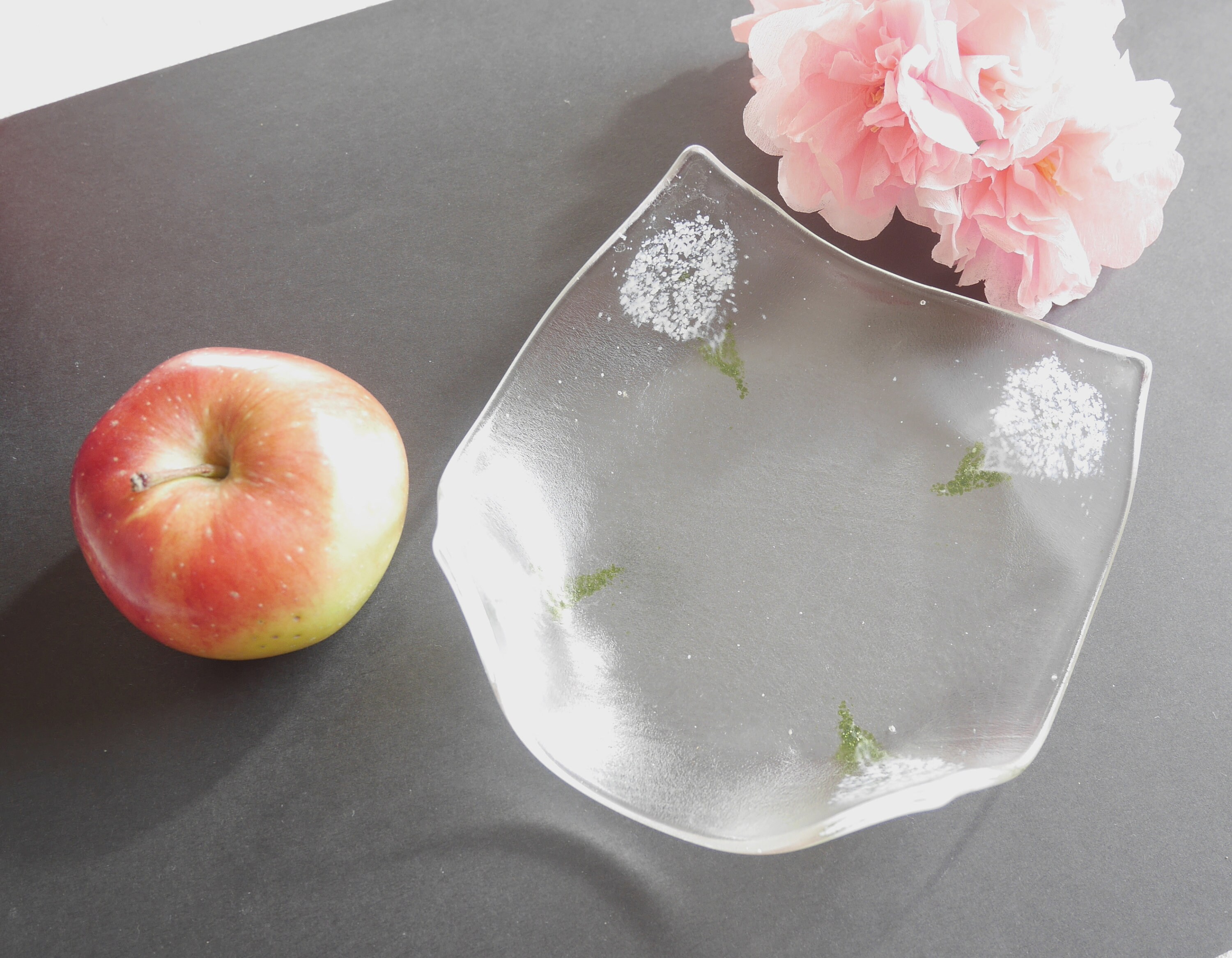 Fused and Slumped Glass Dish and Its Wooden Box - Etsy