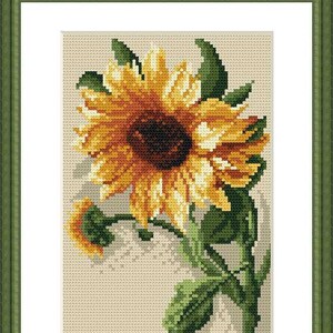 Sunflower - Digital Pattern for Cross Stitch , PDF - Etsy