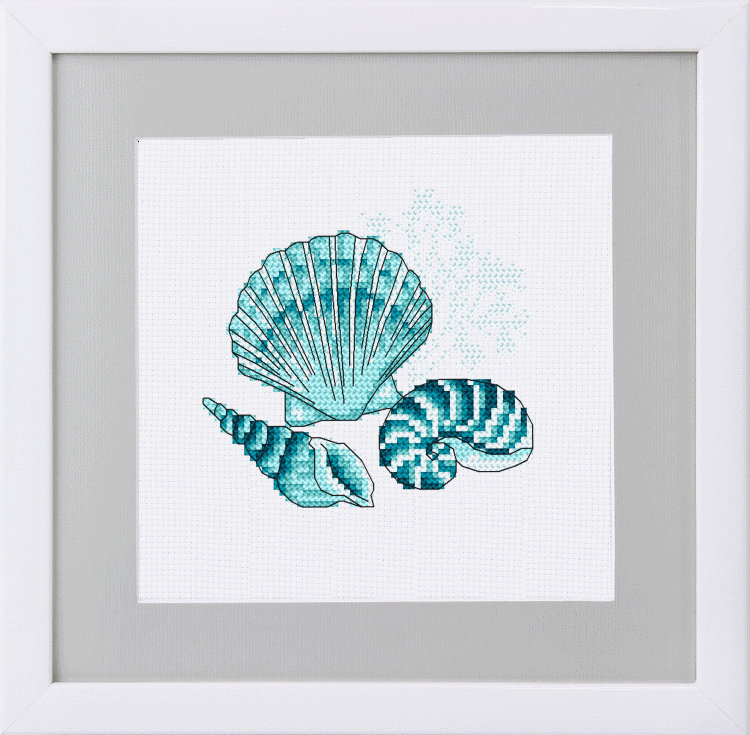 Sea Shells 3 Digital Patterns Cross Stitch - Etsy