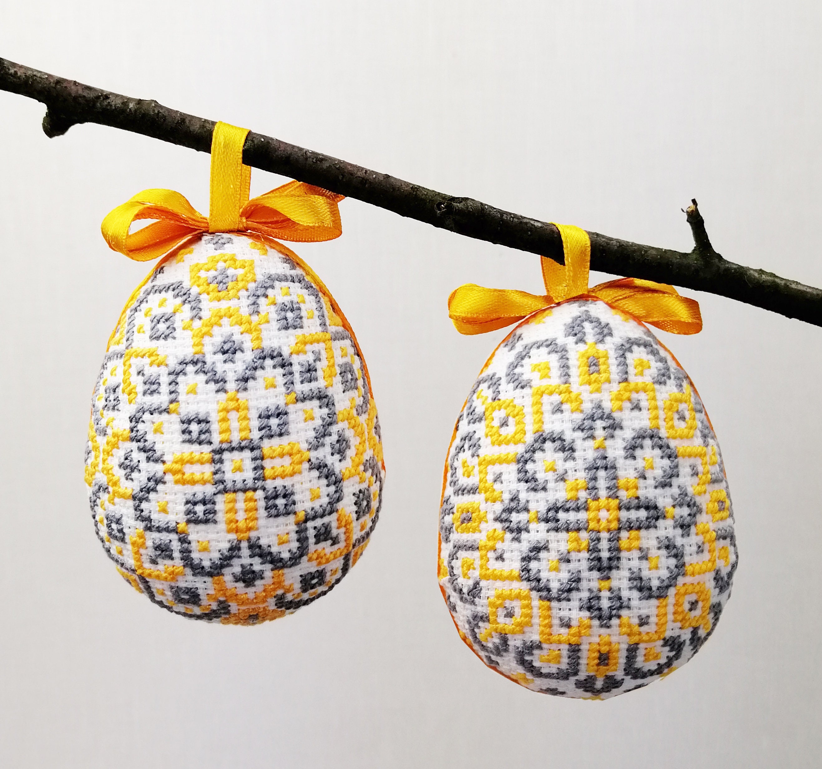 4 Easter Eggs Digital Patterns for Cross Stitch - Etsy