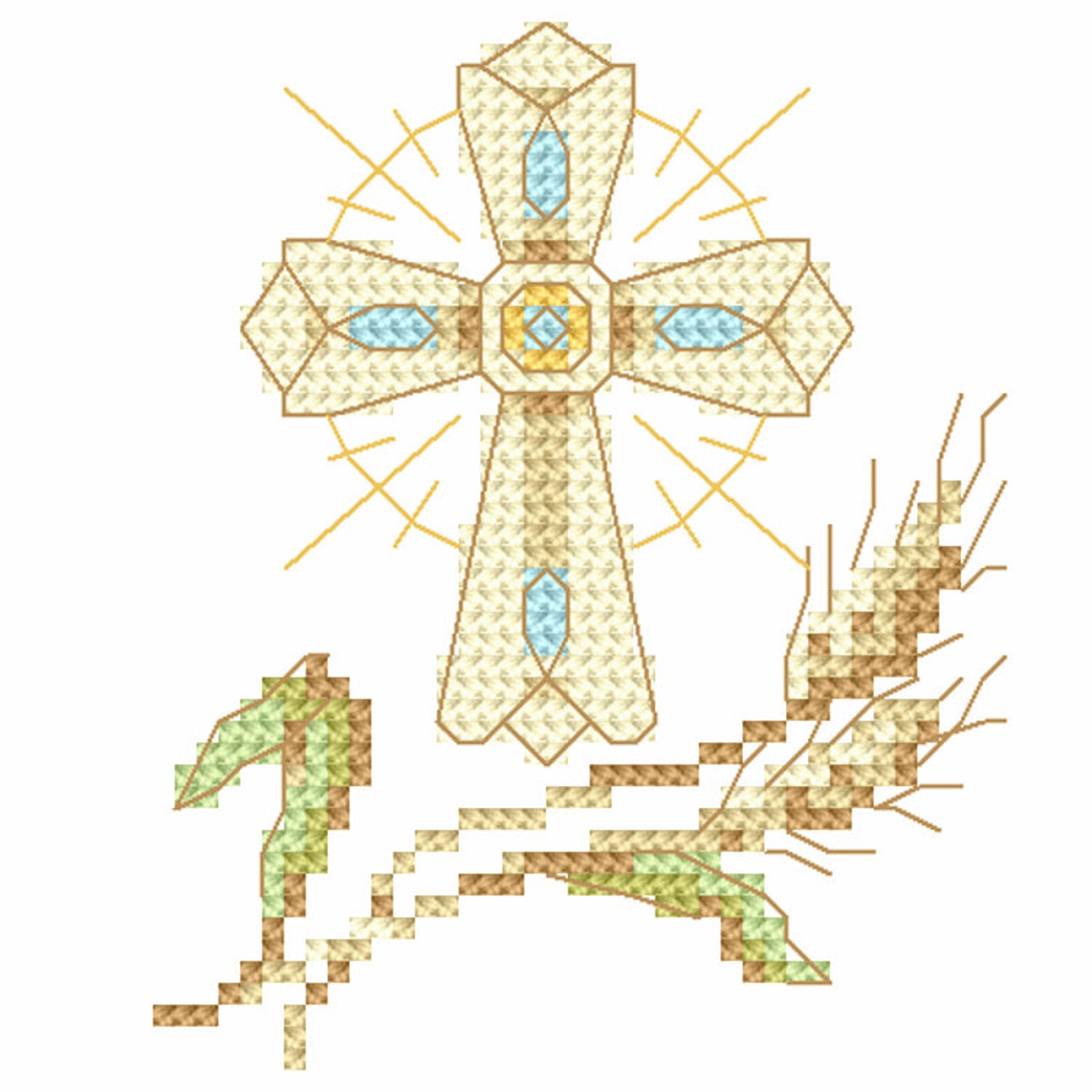 Sacrament of Baptism Modern Cross Stitch Patternreligious for - Etsy