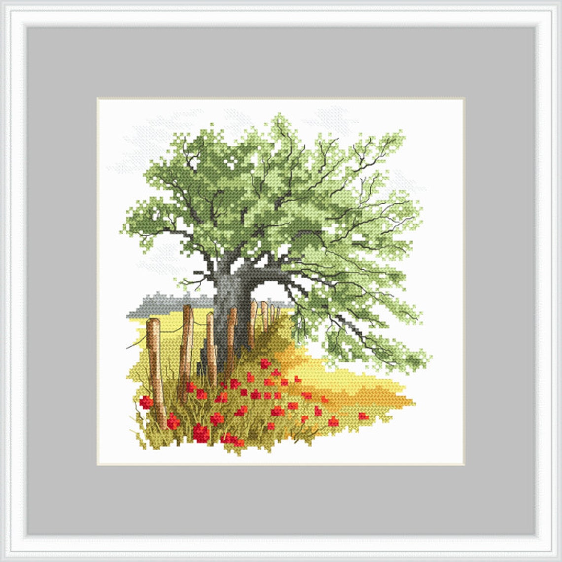 Secrets of an Old Oak Tree Digital Pattern for Cross Stitch , PDF ...