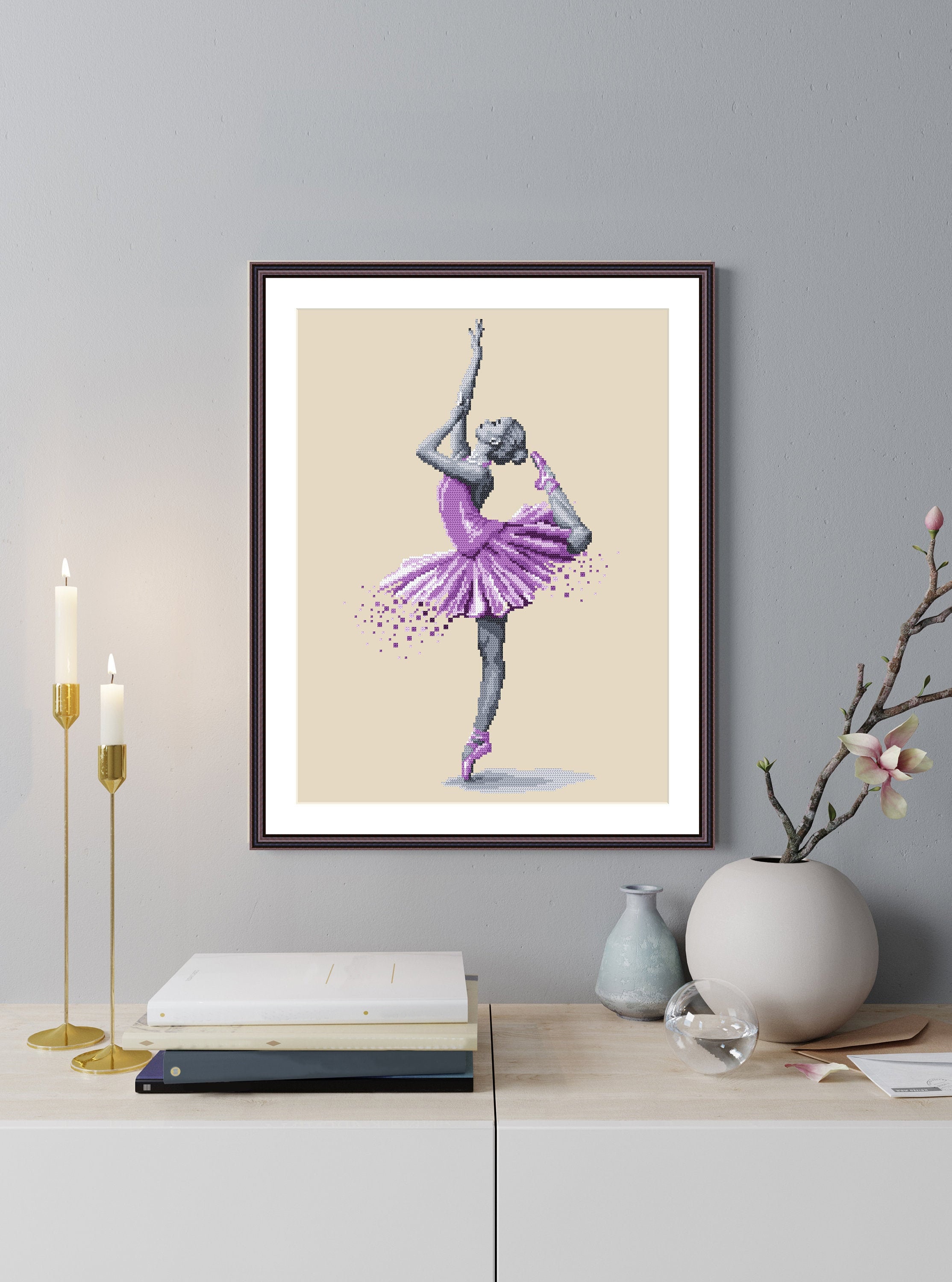 Ballet Dancer Magic of Dance Digital Pattern for Cross | Etsy