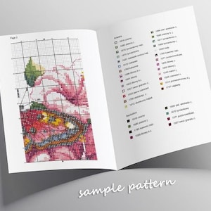 Cross Stitch Pattern PDF - Long Spring Table Runner, PDF & HKS Files ...