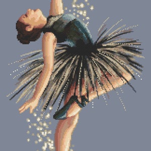 Ballet Dancer Digital Counted Cross Stitch Pattern,pdf - Etsy