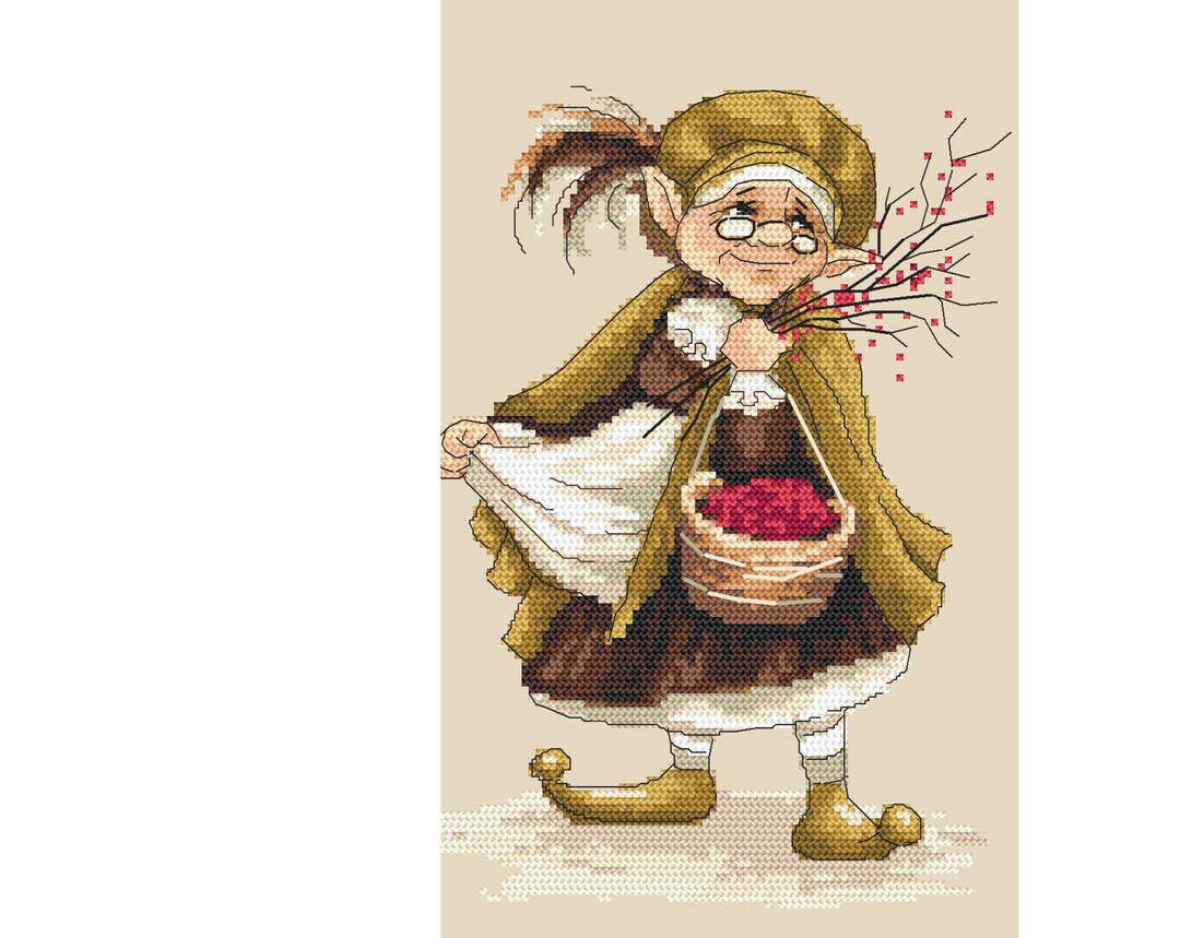 Lady Troll Digital Cross Stitch Pattern - Etsy