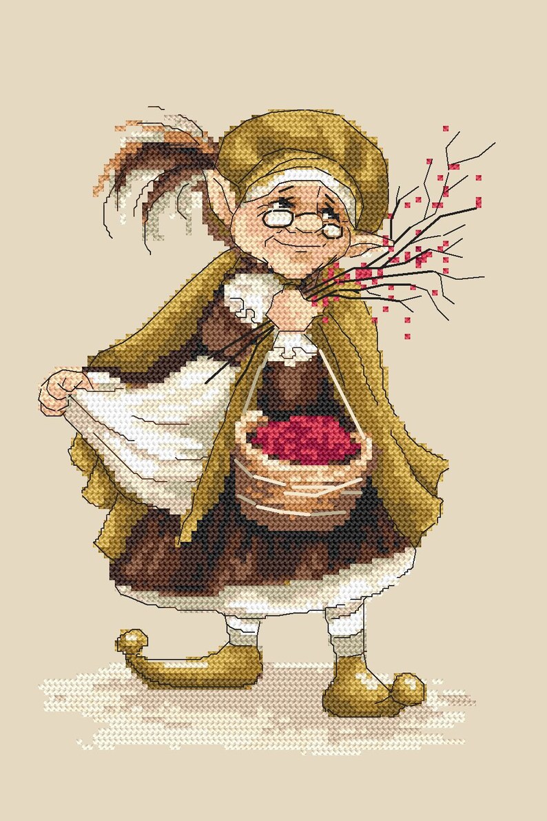 Lady Troll Digital Cross Stitch Pattern - Etsy