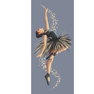 Ballet Dancer Digital Counted Cross Stitch Pattern,pdf - Etsy