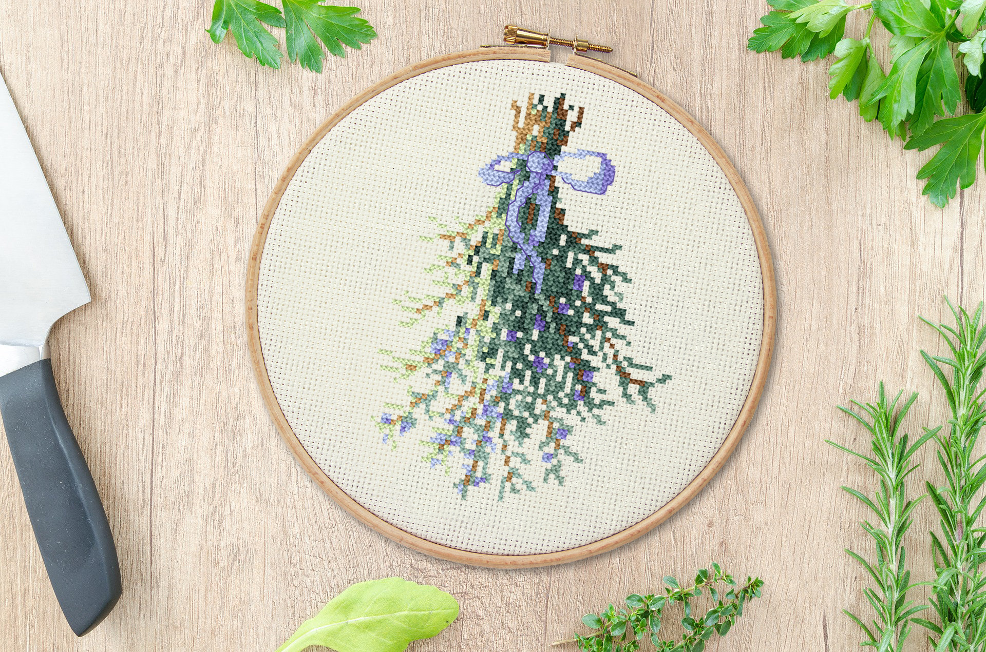 Rosemary Digital Pattern for Cross Stitch PDF | Etsy