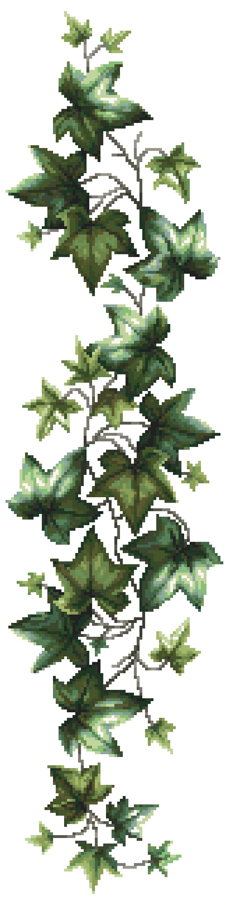 Ivy Digital Cross Stitch Pattern PDF - Etsy