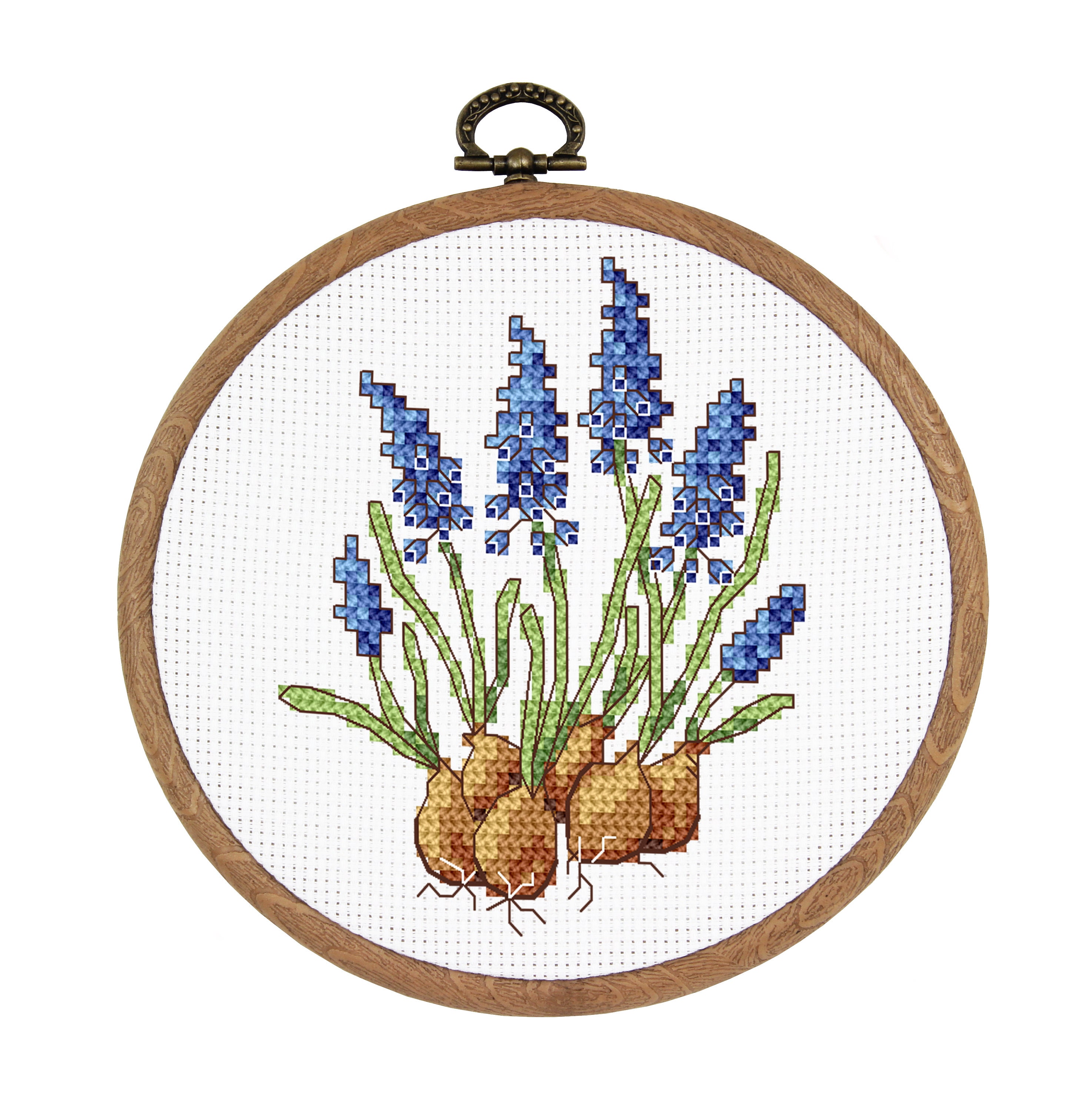 5 Spring Flowers Digital Cross Stitch Patterns PDF | Etsy