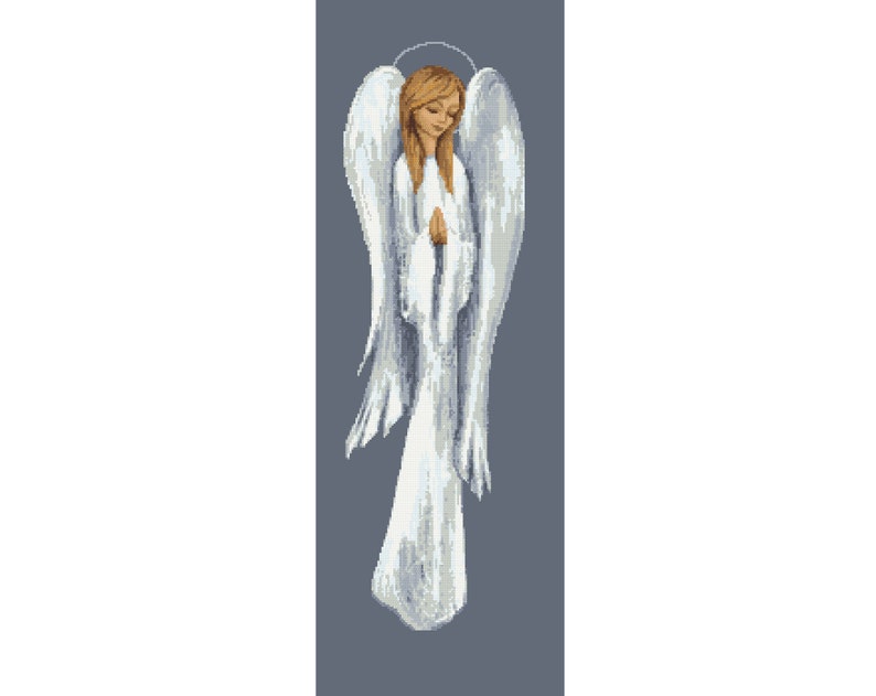Angel - Pattern Cross Stitch, PDF, Angel Digital Cross Stitch Pattern ...