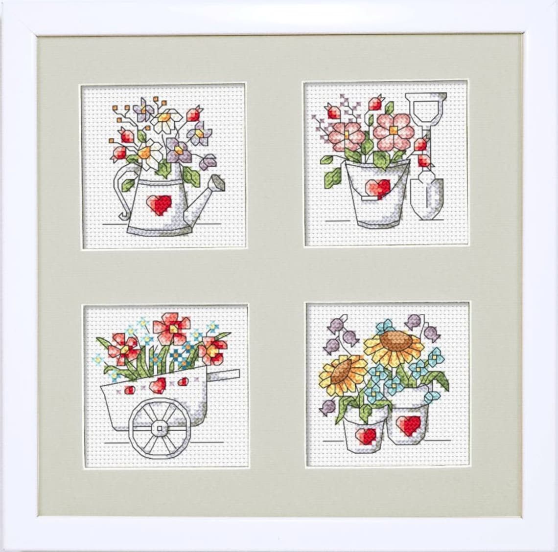 I Love My Garden Digital Cross Stitch Pattern. - Etsy