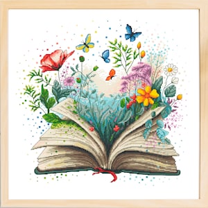 Flower Book - Digital Pattern for Cross Stitch, Pdf, .hks - Phone ...