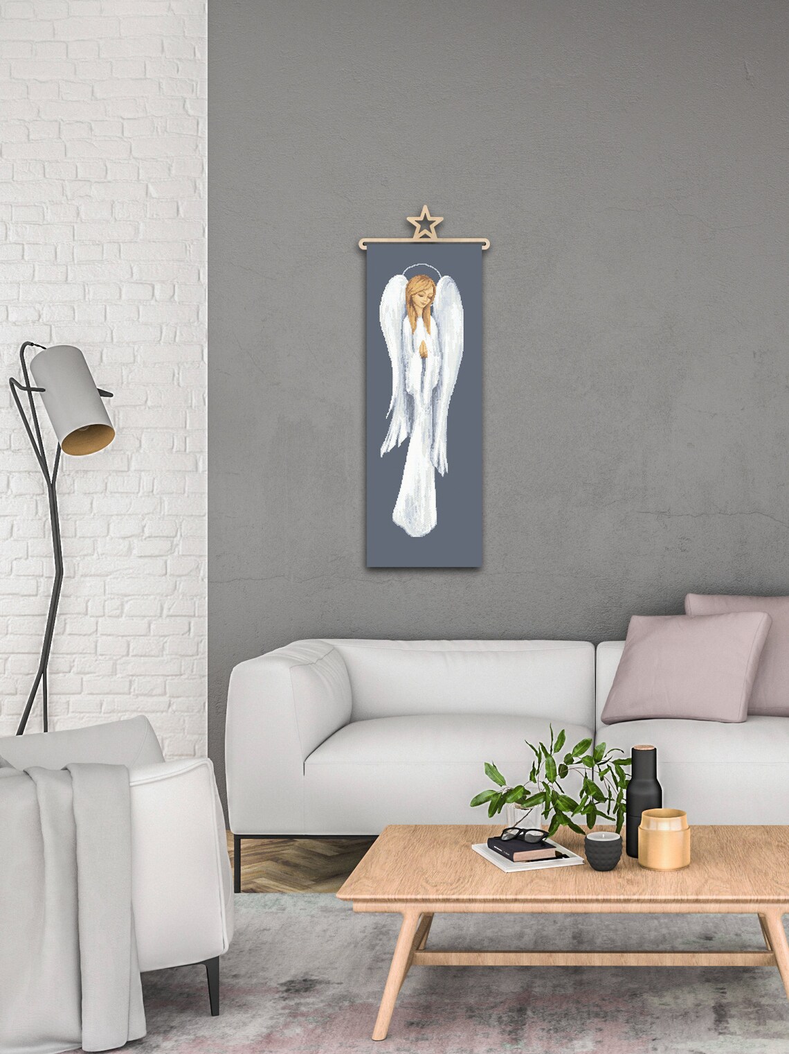 Angel - Pattern Cross Stitch, PDF, Angel Digital Cross Stitch Pattern ...